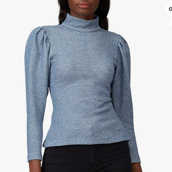 Happy X Nature | Tops | Happy X Nature Ruffled Mock Neck Blouse | Poshmark